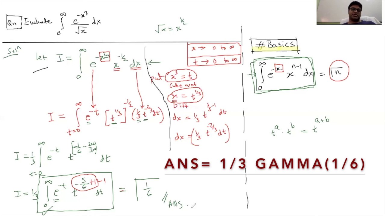 Beta gamma function | solved problem