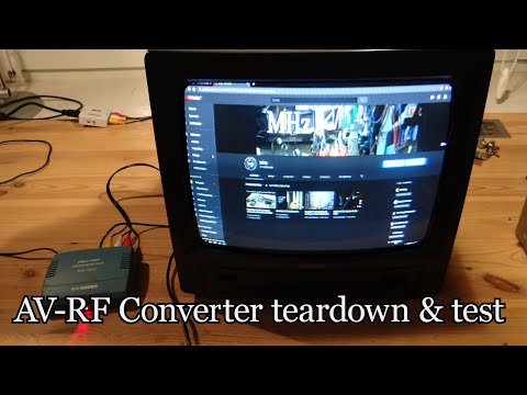 AV-RF Converter test & teardown