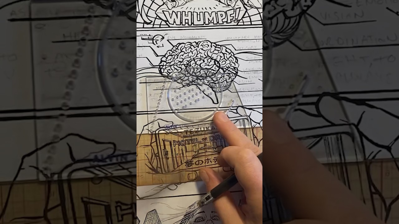 Hand lettering is still the coolest of the classic comic arts #comics #manga #graphicdesign #artist