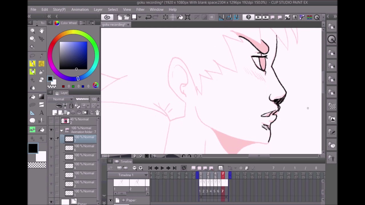 【CLIP STUDIO PAINT】Speed animation
