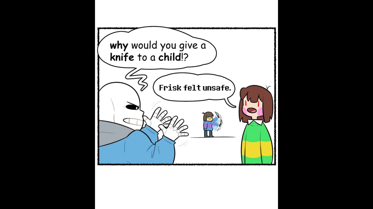 Would you like a knife? - Dub - Undertale Fan Comics
