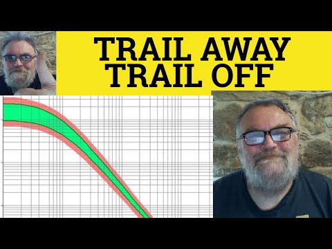 🔵 Trail Off Meaning - Trail Away Examples - Trail Off Definition - Define Trail Away - Phrasal Verbs