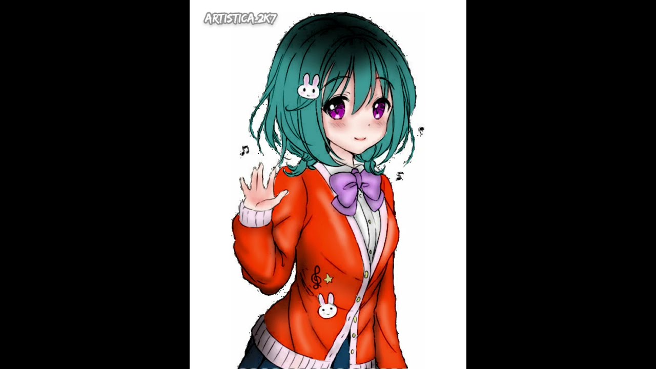 Anime girl art / digital art/ vid no. 15