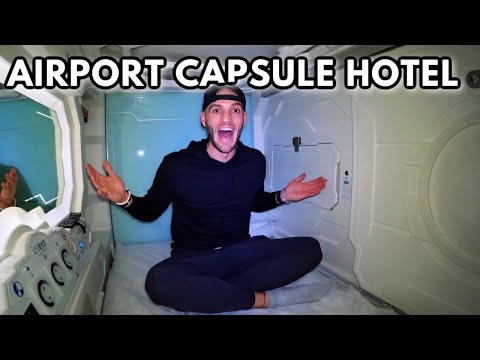 $50 Airport CAPSULE HOTEL (Mexico City Airport)