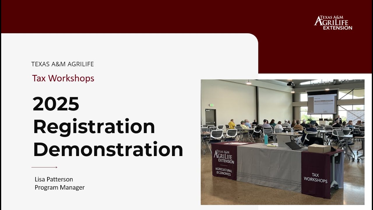 2025 Registration Demonstration