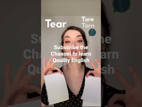 Learn English 3 Rip Tear Fold Crumble Verbs in English #learnenglish #shorts #shortsvideo #trending