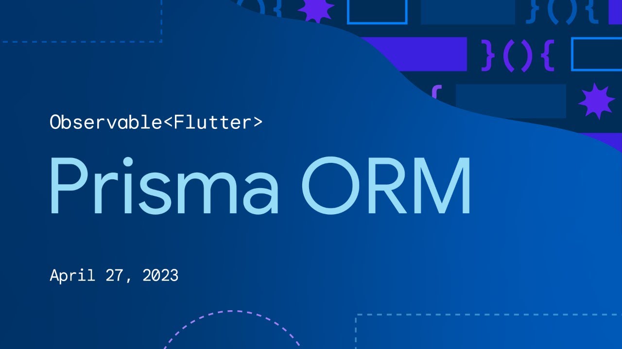 Observable Flutter: Prisma ORM