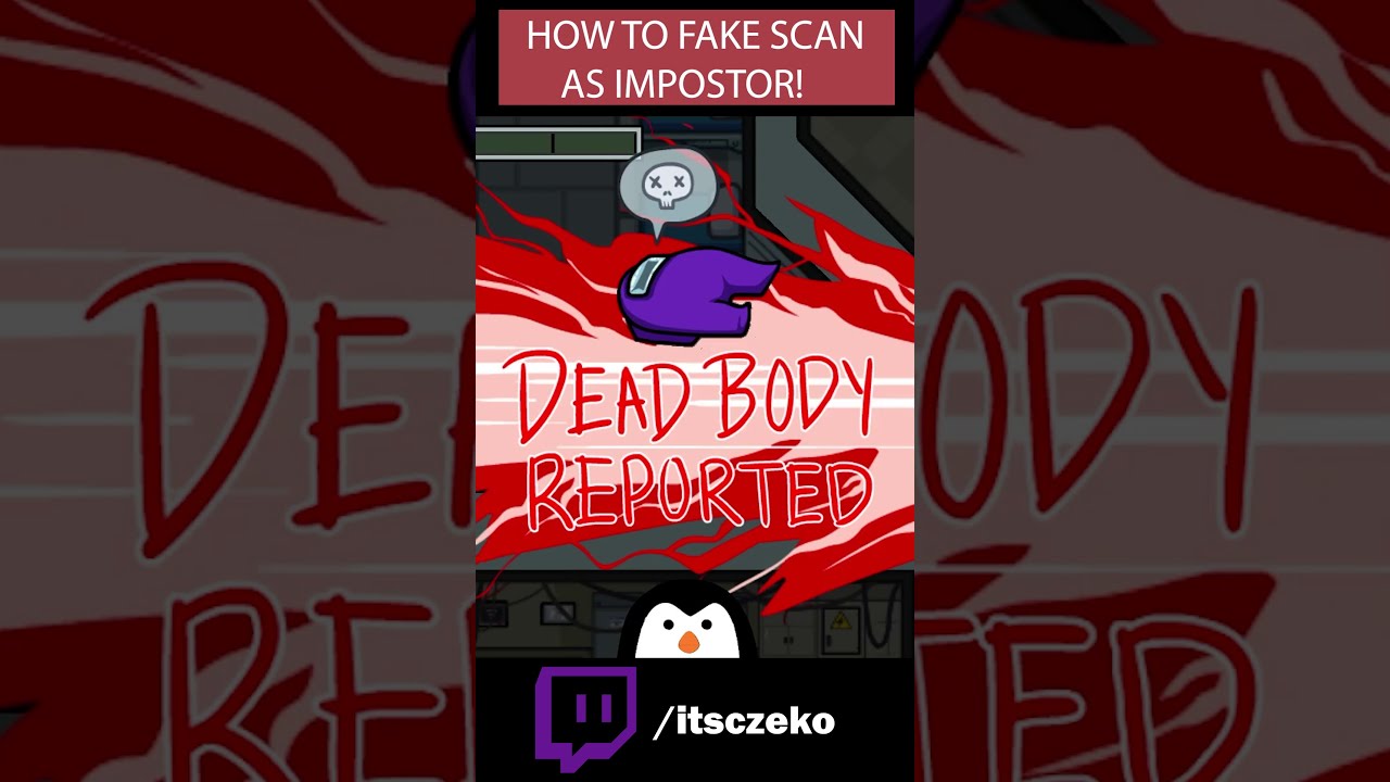 HOW TO FAKE SCAN AS IMPOSTOR! #Shorts #AmongUs #amongusvideo #amongusfail #amongusfunny #impostor