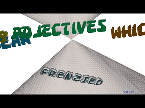frenzied - 11 adjectives similar to frenzied (sentence examples)