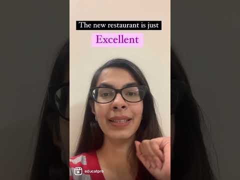 Alternative words to use instead of "Excellent" | English Slang words