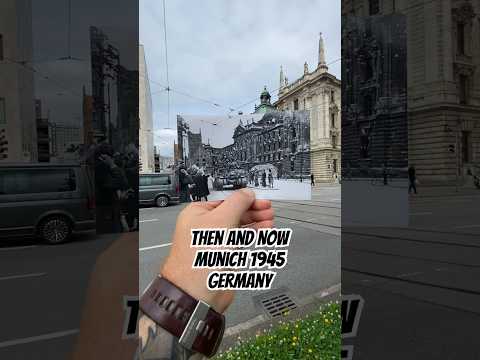 Then and Now in Munich/Germany! #munich #germany #münchen #deutschland #then #now #city #history