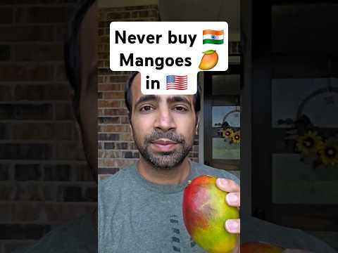Don't Waste Money on INDIAN Mangoes in America #shorts #indianmangoes