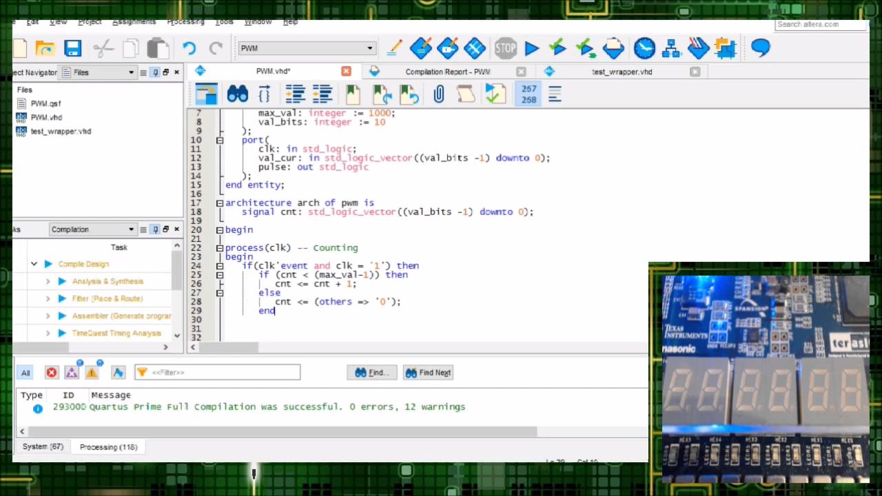 VHDL LED PWM
