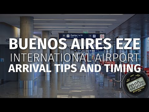 Arriving in BUENOS AIRES at EZE Airport 🇦🇷 - Customs Immigration + Timing