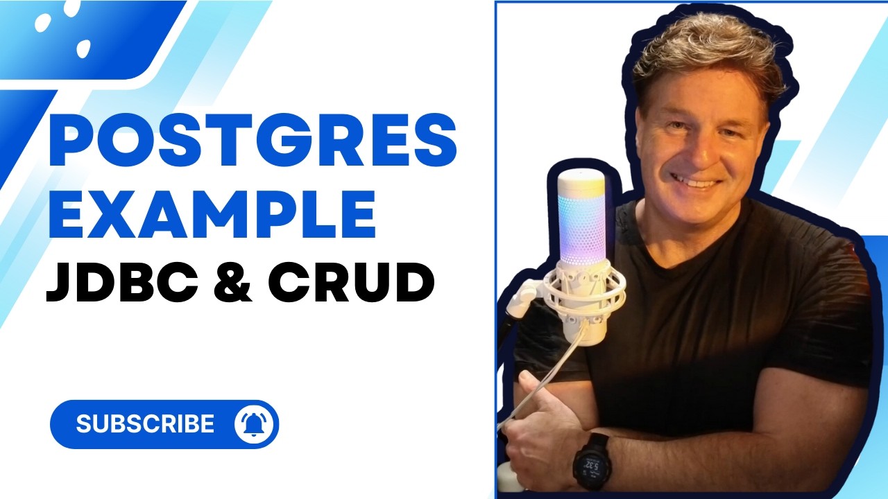 Java, JDBC & Postgres CRUD Example with Maven