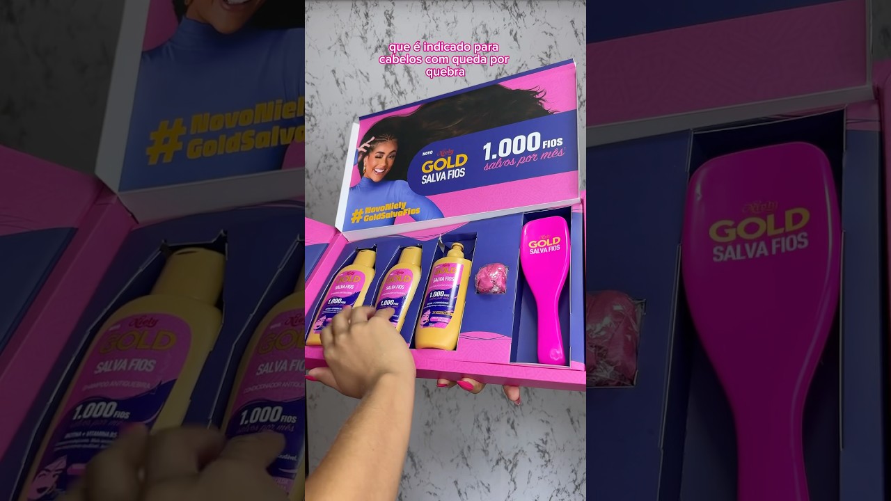 Hair routine with Niely Gold Salva Fios #beatrizmaria #hairroutine