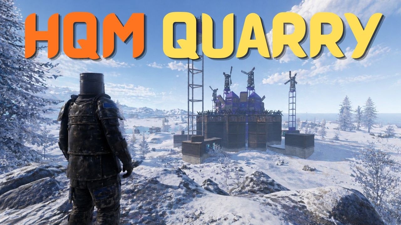 How I farm 10,000 HQM as a SOLO | Rust Movie