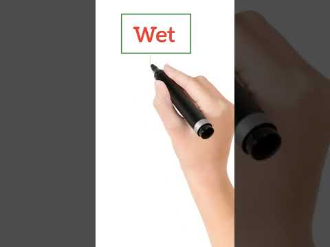 Wet Meaning in Hindi | NDA | Daily Use English Words | #shorts