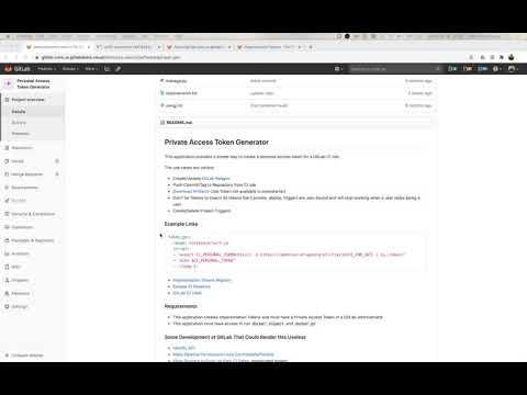 Personal Access Token Generator