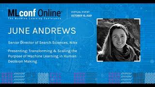 June Andrews | MLconf - The Machine Learning Conference