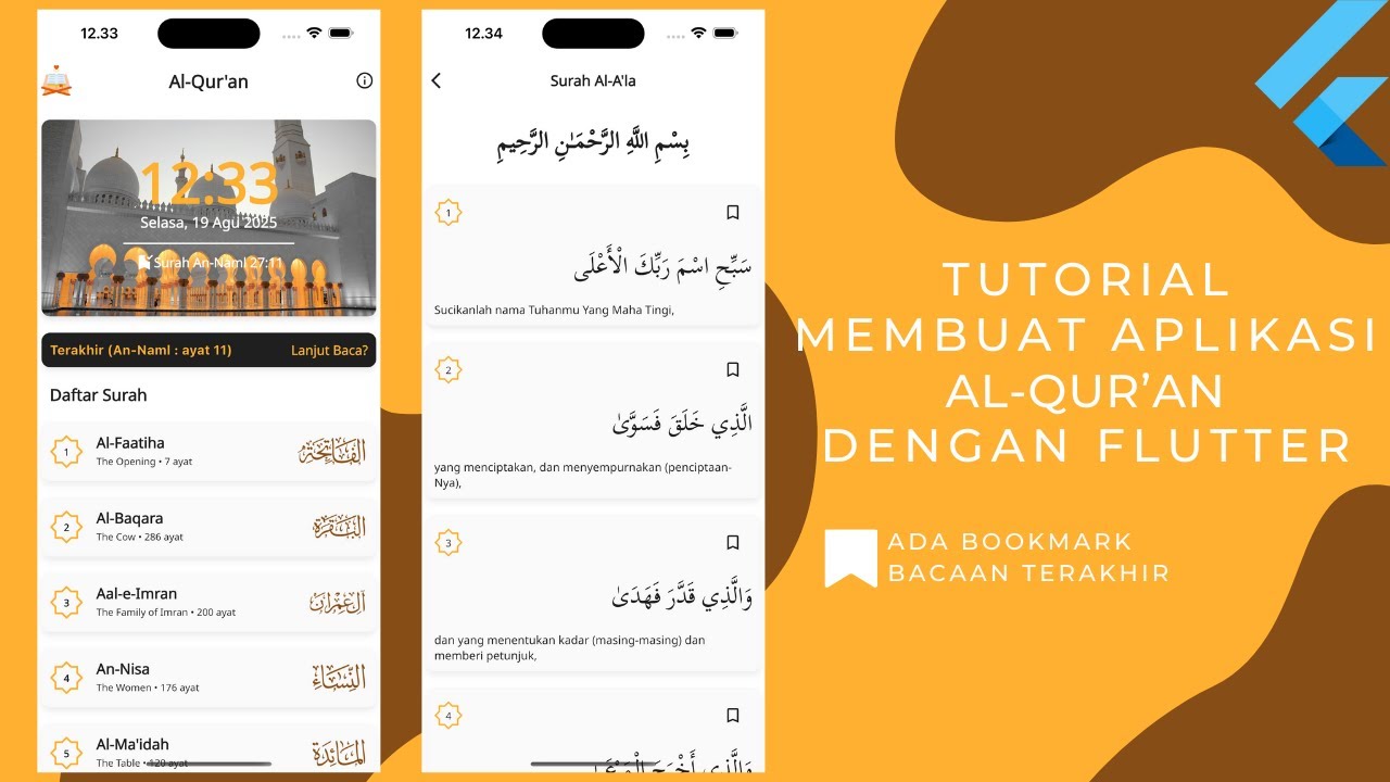 Tutorial Membuat Aplikasi Al-Qur'an dengan Flutter