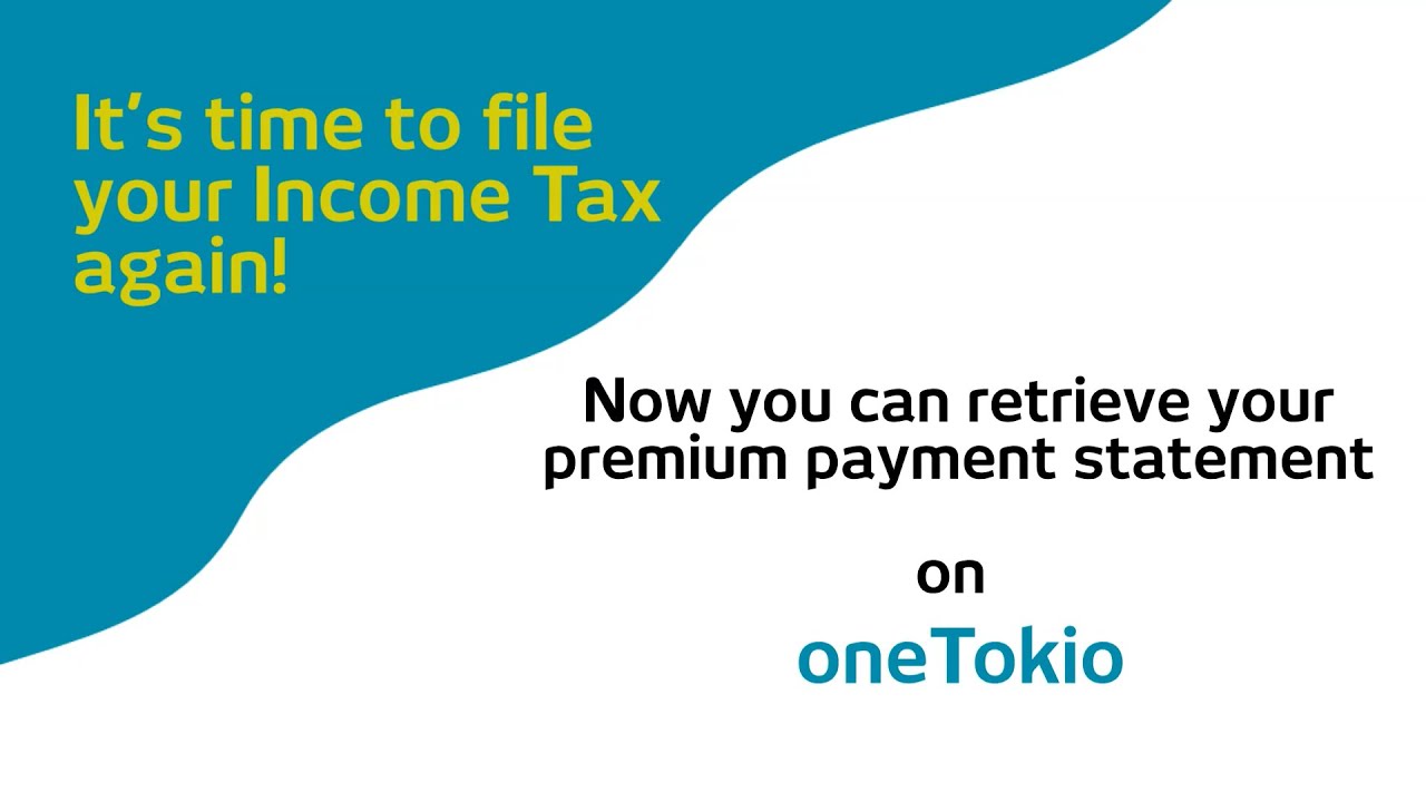 How to download Premium Payment Statement on oneTokio?