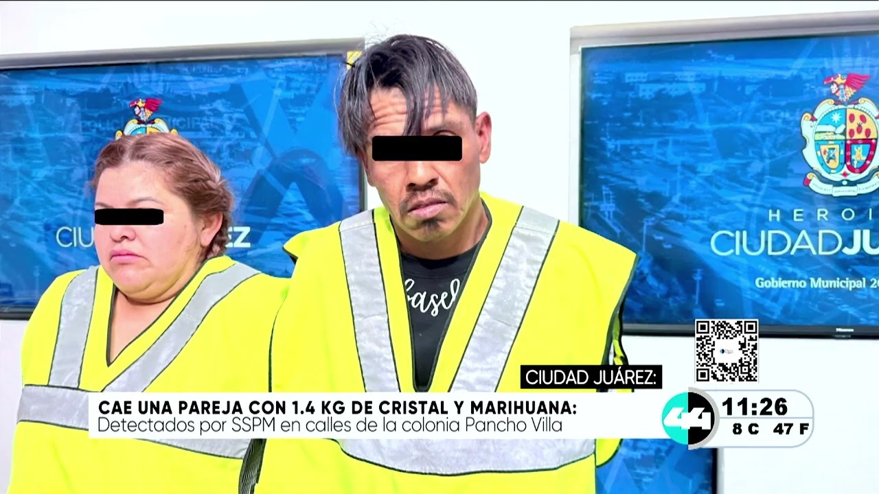 Couple arrested with 1.4 kg of crystal meth and marijuana