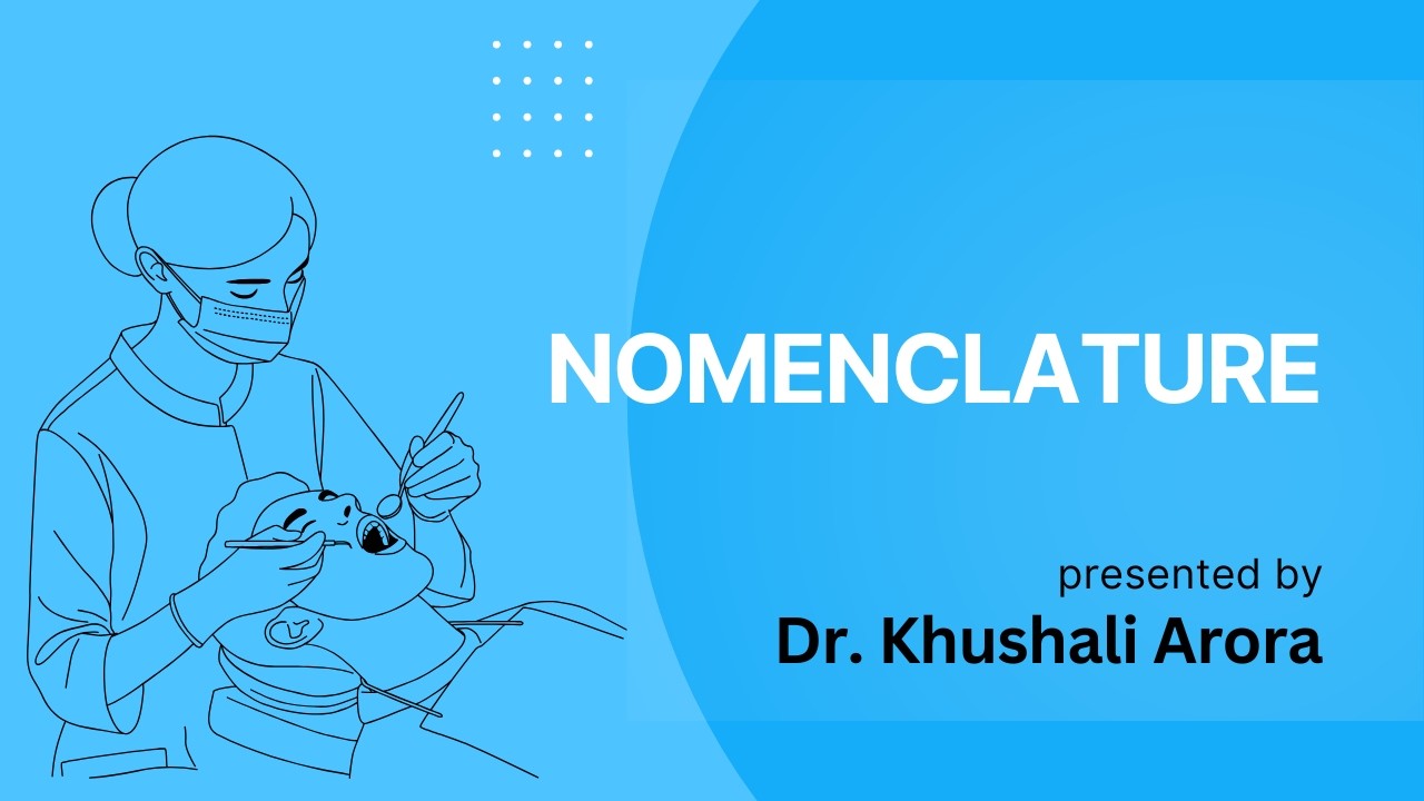 🦷 Introduction to Dental Anatomy – Nomenclature