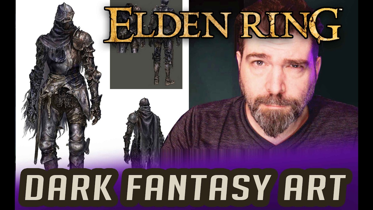 How to create DARK GOTHIC concept art like Elden Ring