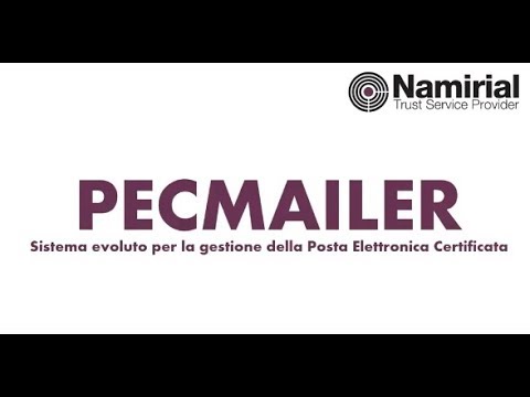 PEC Mailer - Interfaccia