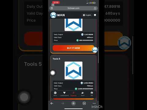 HOW TO BE MAKING DAILY INCOME ON WAN MINING PLATFORM