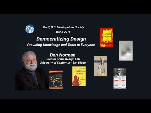 Democratizing Design: A Lecture. – Don Norman's JND.org
