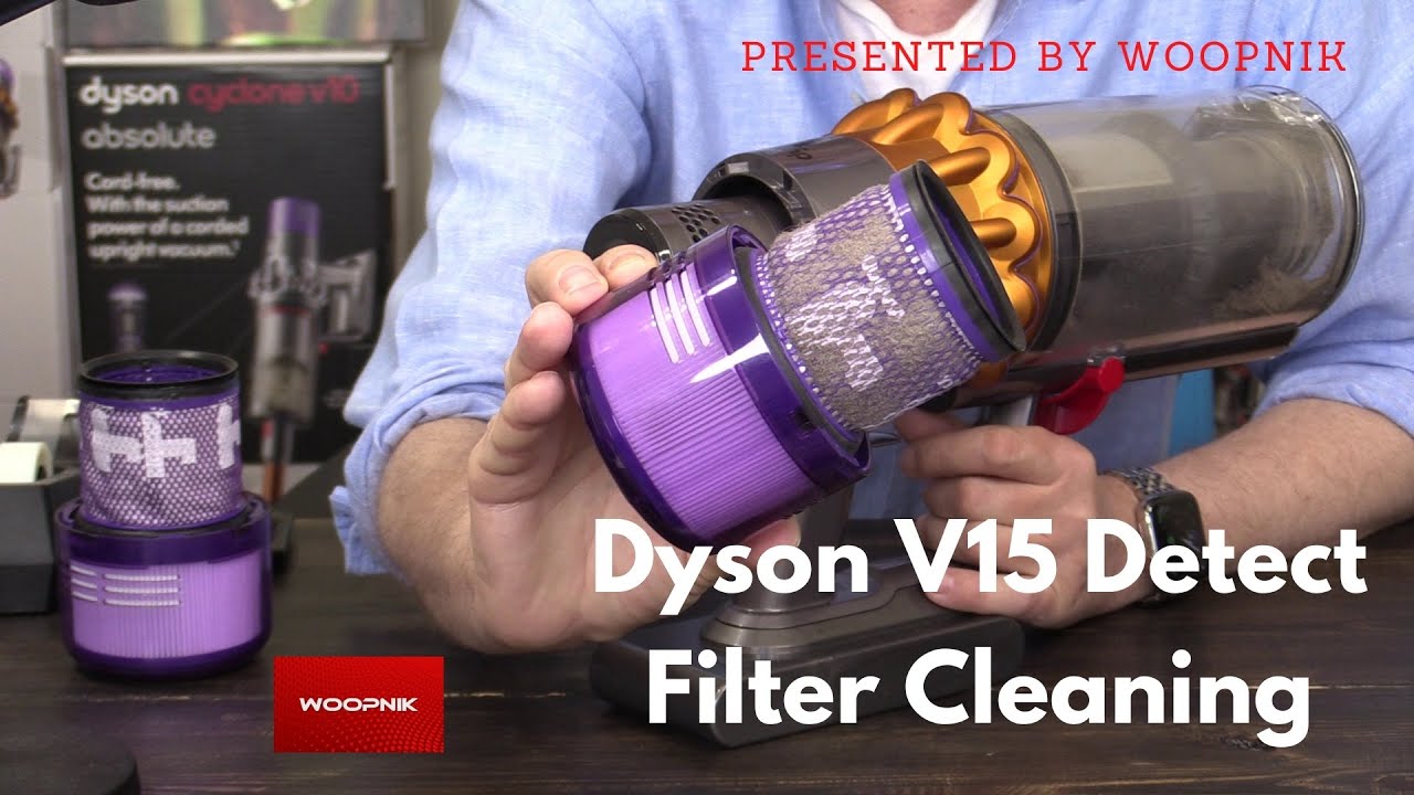 Filter Cleaning - Dyson V15 Detect