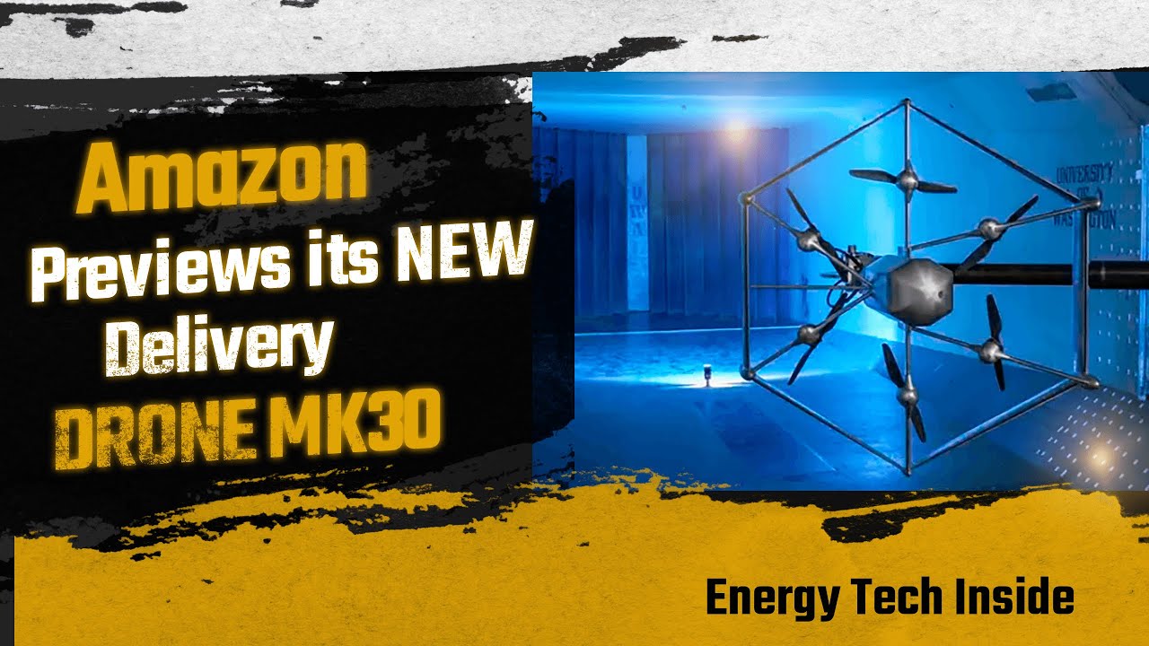AMAZON previews its NEW delivery DRONE THE MK30 #amazon #release #ecommerce #primeair #fastdelivery