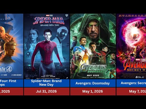 All Upcoming Marvel & DC Movies (2024–2028) | Release Dates