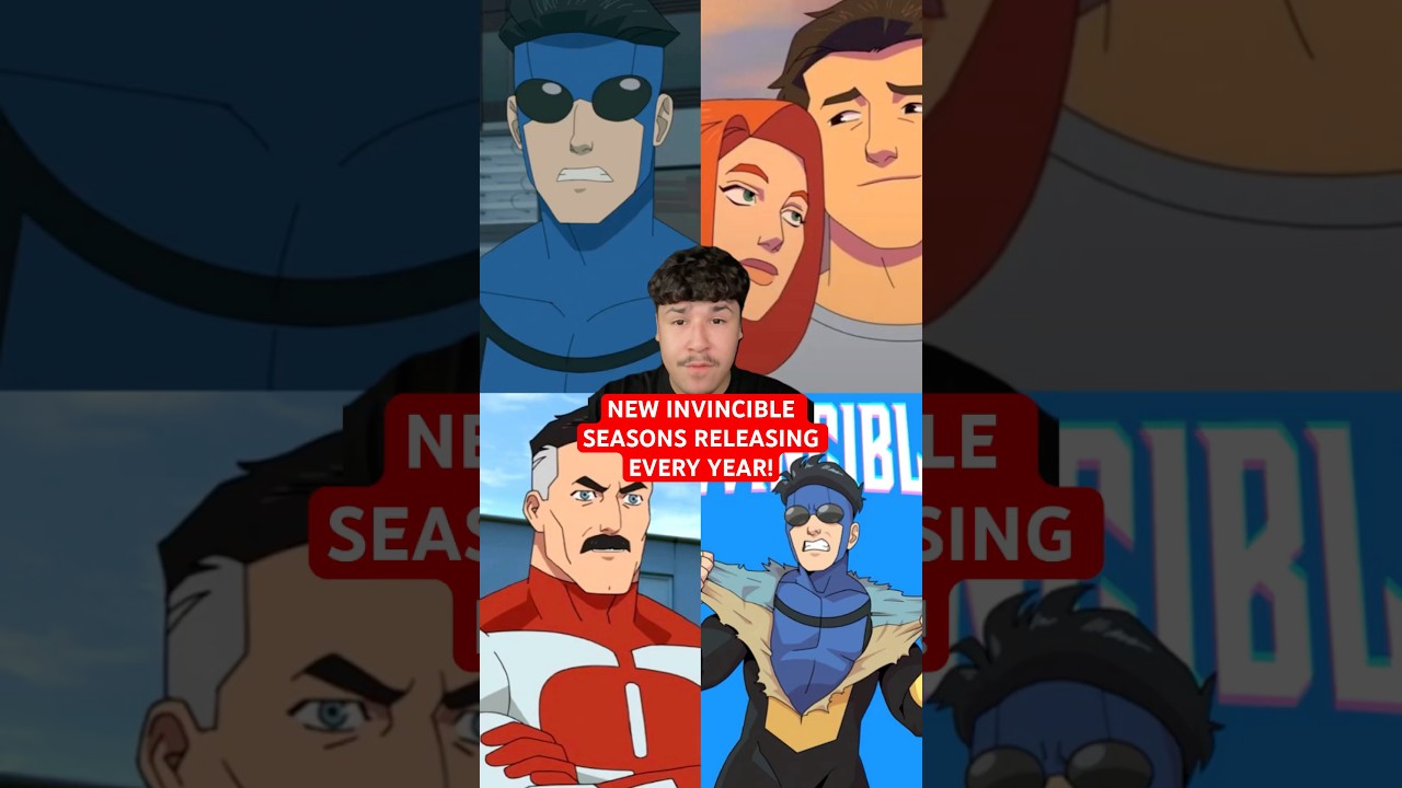 NEW INVINCIBLE SEASONS RELEASING EVERY YEAR!! #invincible #omniman #tvshow #series #comics #comic
