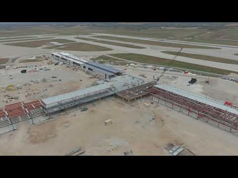 Drone Video October 2020 - Kansas City International Airport New Terminal