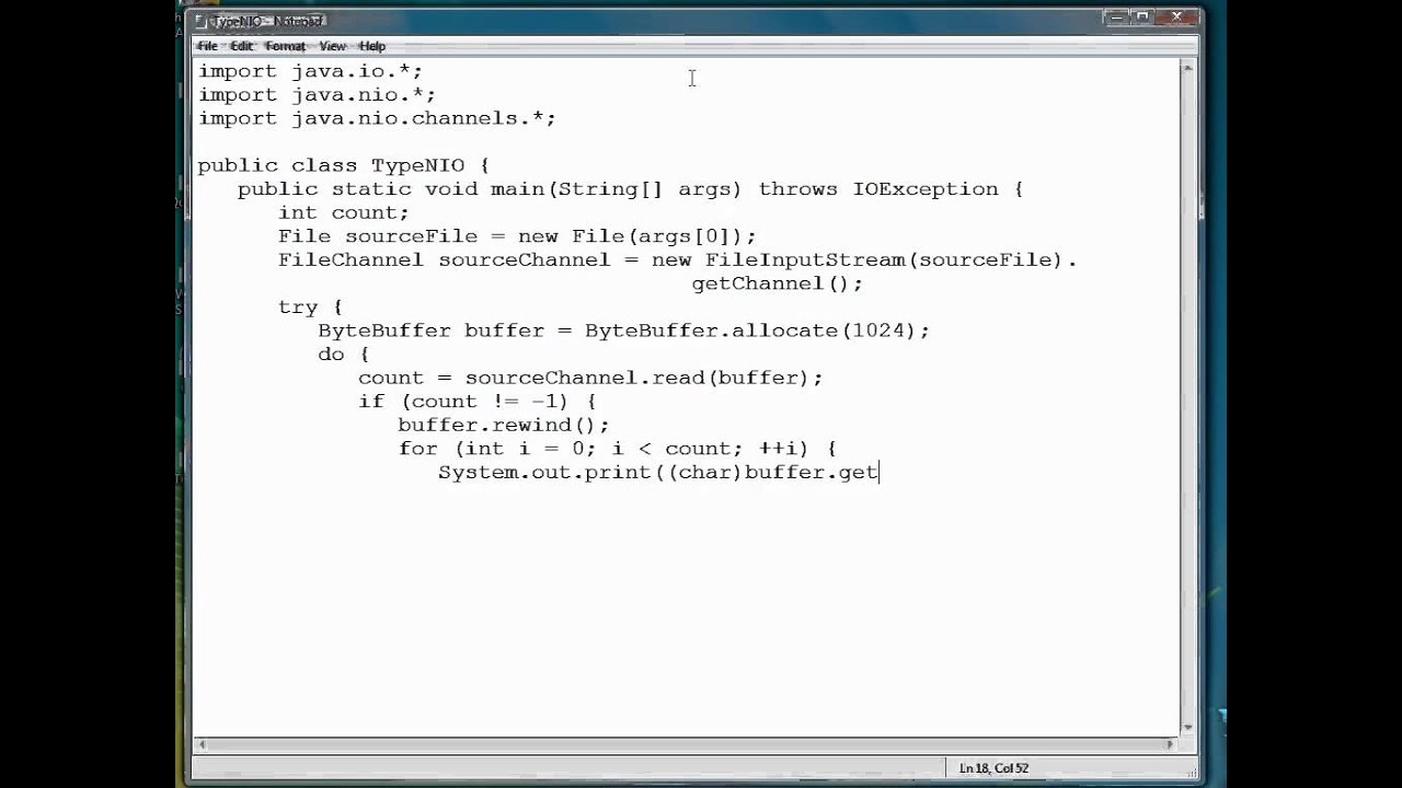 Advanced Java Programming Tutorial | Display File Contents