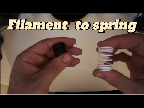 STL file spring , how to make spring 🧑‍🔧 ・3D printer design to download ...