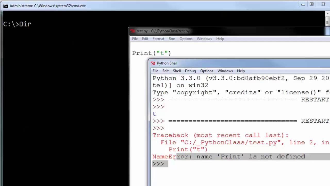 Python Module 01_6 Case Sensitivity