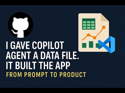 GitHub Copilot Agent Built This Dashboard From a CSV—No Code Written