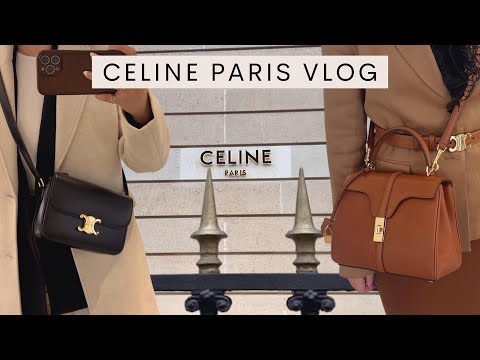 Shop With Me At Celine In Paris | Triomphe Bags, Belts, Sunglasses & Loafers