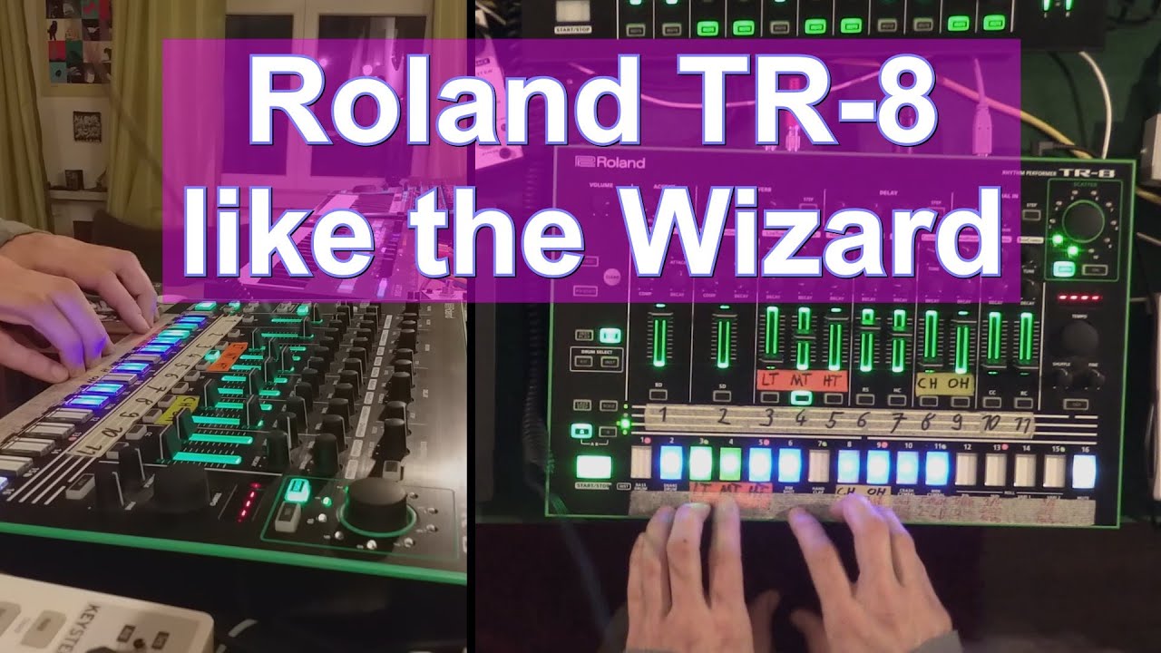 TR-8 909 workout / inspired by the Wizard