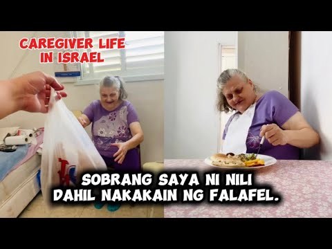 FALAFEL & SHAWARMA FOR OUR LUNCH | ISRAEL CAREGIVER