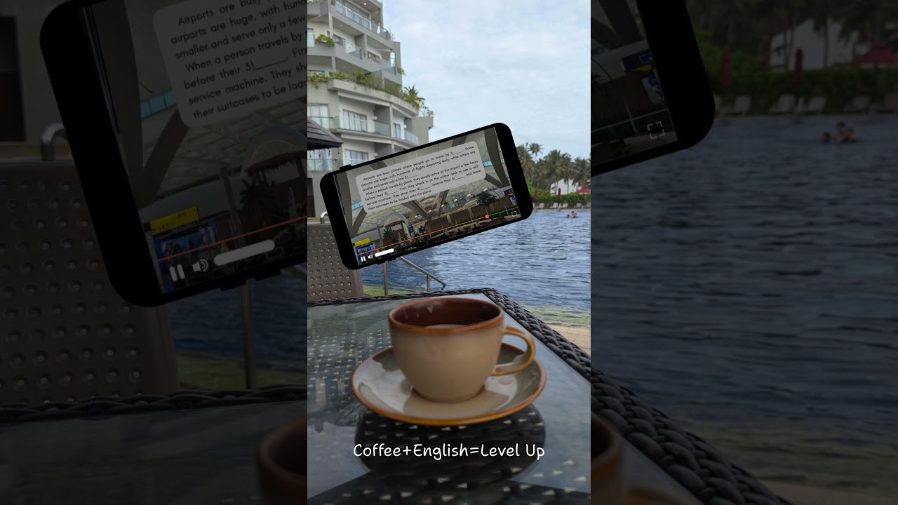 Coffee+English=Level up! ☕🎧 Listening + comprehension check, discussion prompts & online activities!