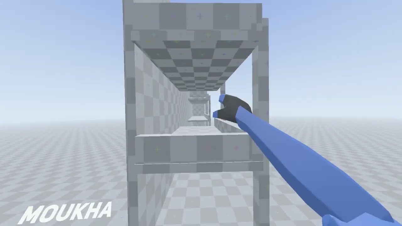 First Person Parkour Animation Practice