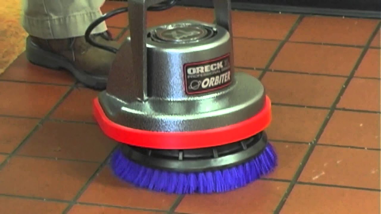 Oreck Orbiter Floor Machine Tile Cleaning