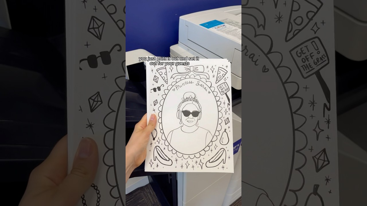 How to make your own coloring page (it’s easy!!!) (and fun!!!)