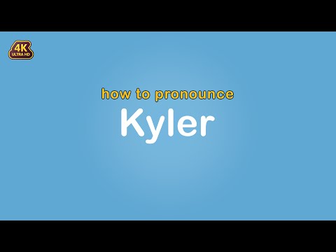 how to pronounce Kyler 【Name】