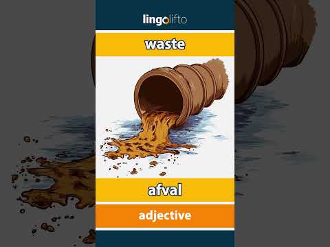 π¬π§π³π± waste - afval : learn English : laten we Engels leren : vocabulary builder